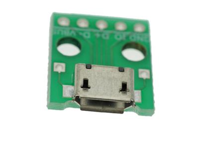 China módulo micro USB do sensor do Pin Arduino de 2.54mm para mergulhar o B fêmea do soquete com placa de adaptador de solda à venda