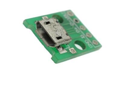 中国 はんだ付けするアダプタ ボードが付いている女性のソケットBのタイプを浸す2.54mm Pin Arduinoセンサー モジュール マイクロUSB 販売のため