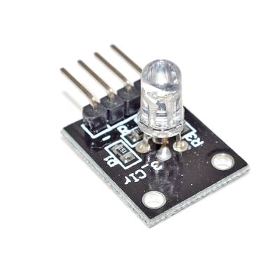 Cina Driver comune del catodo di CC 5V del modulo del sensore di RGB LED Arduino di colore pieno con 4 perni in vendita