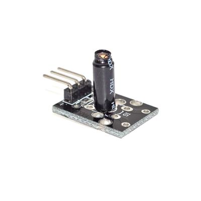 中国 SW-18015Pの振動Arduinoのスイッチ・モジュール、3-5V 3 Pin Arduinoモジュールのキットの黒 販売のため