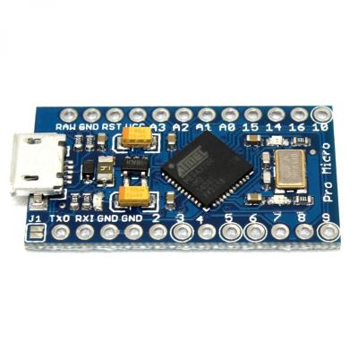 Cina bordo di regolatore di 2KB SRAM Arduino 32U4 nuovo pro micro mini 5V 16MHz Quarzoszillator in vendita
