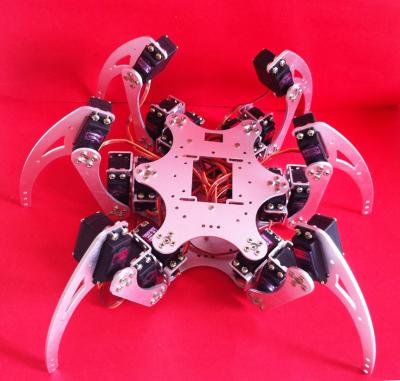 Cina Un ragno Hexapod bionico educativo argenteo di 6 gambe del robot di Diy Arduino DOF in vendita