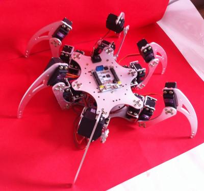 Cina Un ragno Hexapod bionico educativo argenteo di 6 gambe del robot di Diy Arduino DOF in vendita