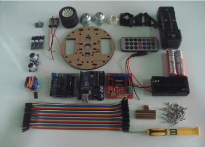 Cina Telaio elettrico astuto del robot dell'automobile di Arduino, 1.5V - blocco elettronico infrarosso 12V in vendita