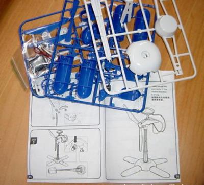 China Blue / White Plastic Diy Arduino DOF Robot Kit ,  6 In 1 Educational Diy Solar Kits for sale