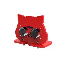 China Red Electronic Components Ultrasonic Sensor Mounting Bracket Holder With Screws for sale