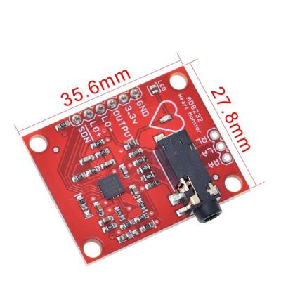 中国 脈拍の中心ECGの監視センサー モジュールのキットAD8232 ECGの測定35.6 * 27.8mm 販売のため
