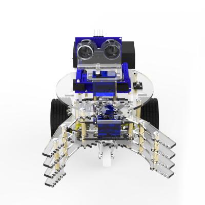 中国 HC-SR04機械DIYの集積回路が付いている2WD RC車のArduinoの始動機のキット 販売のため