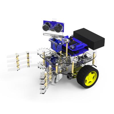 中国 HC-SR04機械DIYの集積回路が付いている2WD RC車のArduinoの始動機のキット 販売のため