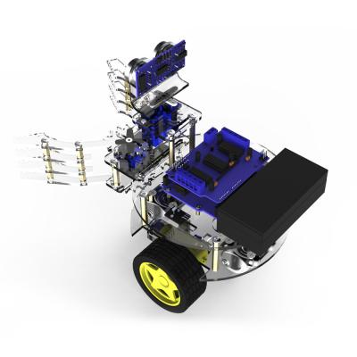 中国 HC-SR04機械DIYの集積回路が付いている2WD RC車のArduinoの始動機のキット 販売のため