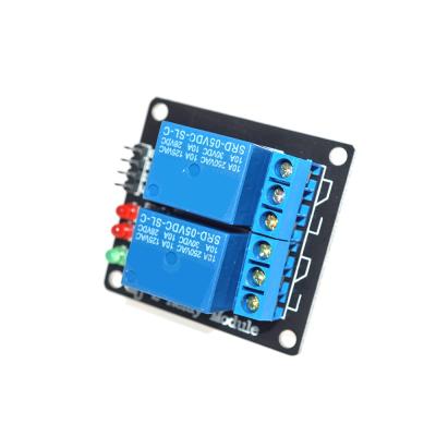China 5V 12V 24V 2 Channel Low Level Trigger Relay Module for sale