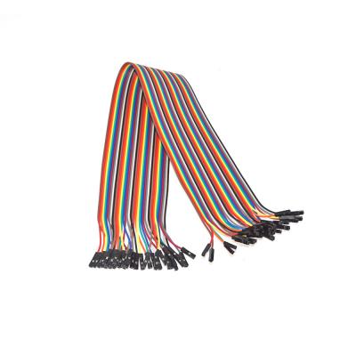 China Wijfje aan Wijfje 40cm 40 Pin Solderless Breadboard Jumper Wires Te koop