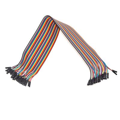 China Wijfje aan Wijfje 40cm 40 Pin Solderless Breadboard Jumper Wires Te koop