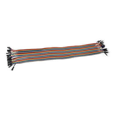 China 40cm 40 Pin Male To Female Solderless Broodplank Jumper Wires Te koop