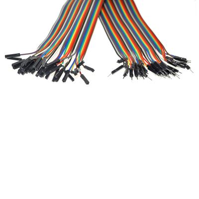 China 40cm 40 Pin Male To Female Solderless Broodplank Jumper Wires Te koop