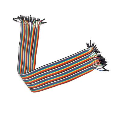 China 40cm 40 Pin Male To Female Solderless Broodplank Jumper Wires Te koop