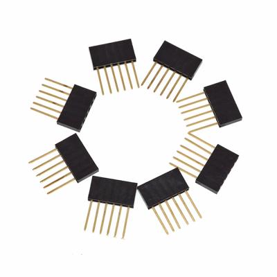 Cina 2.54mm una doratura di 6 8 10 schermi di Pin Header Connector For Arduino in vendita
