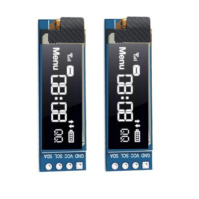 Cina Modulo a 0,91 pollici dell'esposizione di DC3.3V 5V I2C SSD1306 OLED in vendita