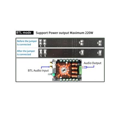 Cina 2 bordo dell'amplificatore di potenza di Manica 220W TDA7498E Digital in vendita