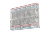 China Electronic 400 Point Breadboard Solderless Transparent for sale