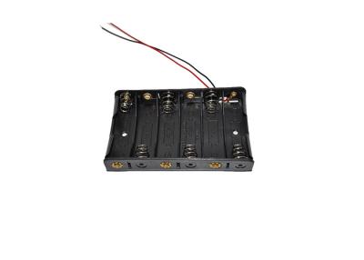 Cina Cassetta portabatterie del supporto dei componenti elettronici della scatola di stoccaggio delle batterie 6AA in vendita