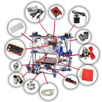 China 3d printer kit REPRAP Prusa Mendel I2 3d desktop printer for sale