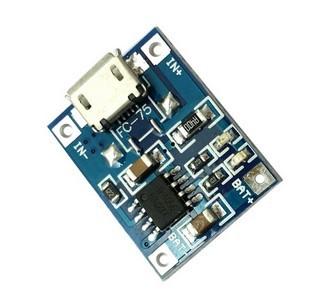中国 Arduino 1A のリチウム電池/李イオン LED のためのマイクロ USB の充電器板 販売のため
