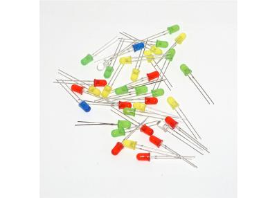 China o MERGULHO longo do pé de 28mm conduziu a luz conduzida branca azul vermelha dos componentes eletrônicos do diodo 5mm à venda