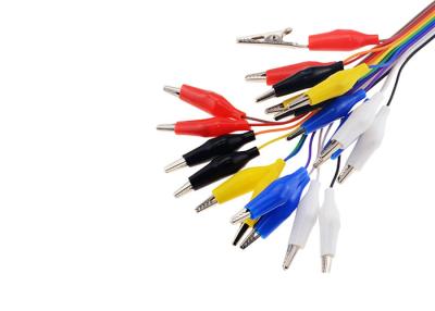 Cina Cavetto di prova 20cm 10pin Jumper Wire Male del collegamento di DIY con i morsetti a coccodrillo in vendita
