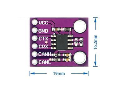 Cina CJMCU-2551 ad alta velocità PUÒ modulo dell'interfaccia bus del regolatore MCP2551 per Arduino in vendita
