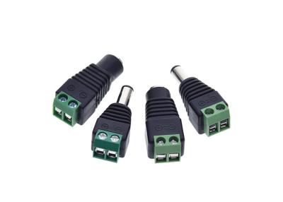 Cina Connettore maschio femminile dell'adattatore di spina di corrente di CC del diametro di 2.5MM 12V in vendita