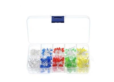Cina Di diodo Kit Light Emitting Mixed Color del PVC 3MM piedi brevi 5MM LED con la scatola in vendita