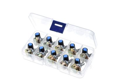 Cina potenziometro Kit Rotary B1K 2K 5K 10K 20K 50K 100K 500K della conicità di 1M 15mm in vendita