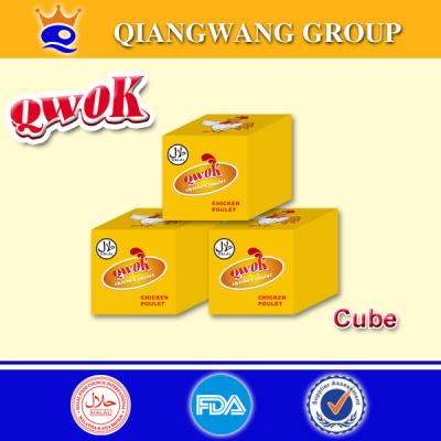China Qwok 4g*25*80 halal chicken taste bouillon cube stock cube for sale
