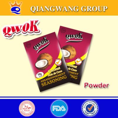 China Qwok 10g coconut flavour seasoning powder bouillon powder for sale