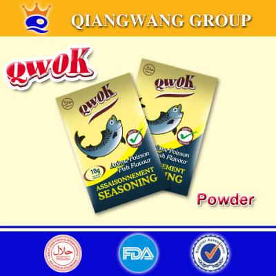 China Qwok 10g fish flavour seasoning powder bouillon powder for sale
