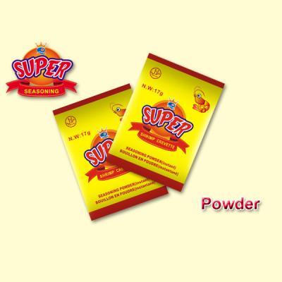 China Mix seasoning Super 17g shrimp crevette flavour bouillon powder for sale
