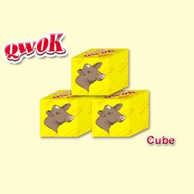 China Qwok 4g*112*30 halal beef flavour bouillon soup cube for sale