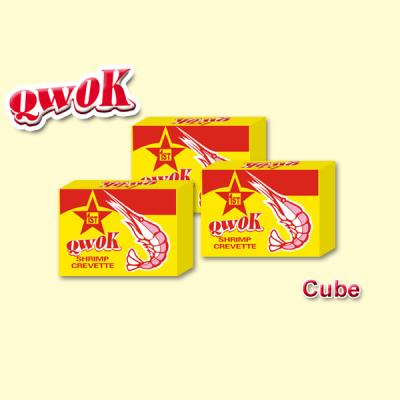 China Qwok 10g shrimp crevette seasoning cube bouillon cube for Africa for sale