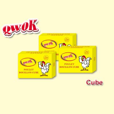 China MIx seasoning Qwok 10g poulet bouillon cube for sale