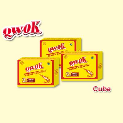China MIx seasoning Qwok 10g shrimp crevette taste bouillon cubes for sale