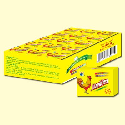 China Mafe 10g halal chicken taste seasoning cube stock cube for sale