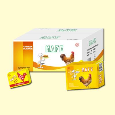 China Mafe 10g halal poulet seasoning cube stock cube chicken seasoning for sale