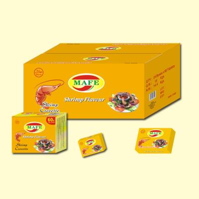 China 10g Mafe bouillon cube and Cube shape,shrimp flavour for sale