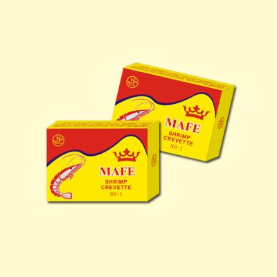 China 10g Mafe seasoning cube and Cube shape,shrimp crevette flavour stock cube for sale