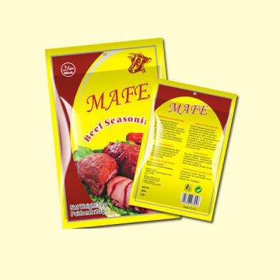 China 10g Mafe halal beef flavour seasoning powder for sale