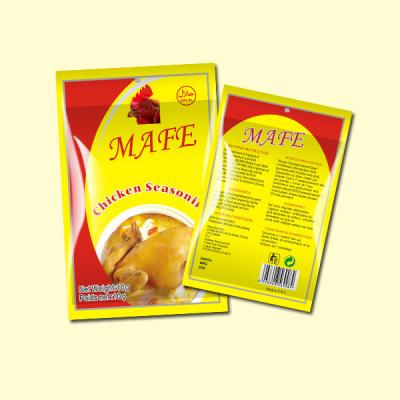 China Powder shape and 10g Mafe halal chicken flavour seasoning powder for sale