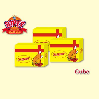 China Chicken Flavour Seasoning Cubes Super 10g Halal Bouillon Cubes for sale