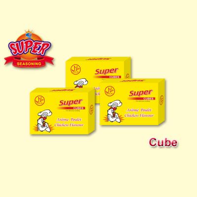 China chicken flavour bouillon cube 10g halal seasoning cubes for sale