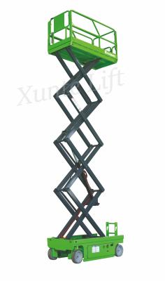 China DC Motor Drive Self Propelled Platform Electric Aerial Work Platform Max 13.8m with CE Certificate for sale